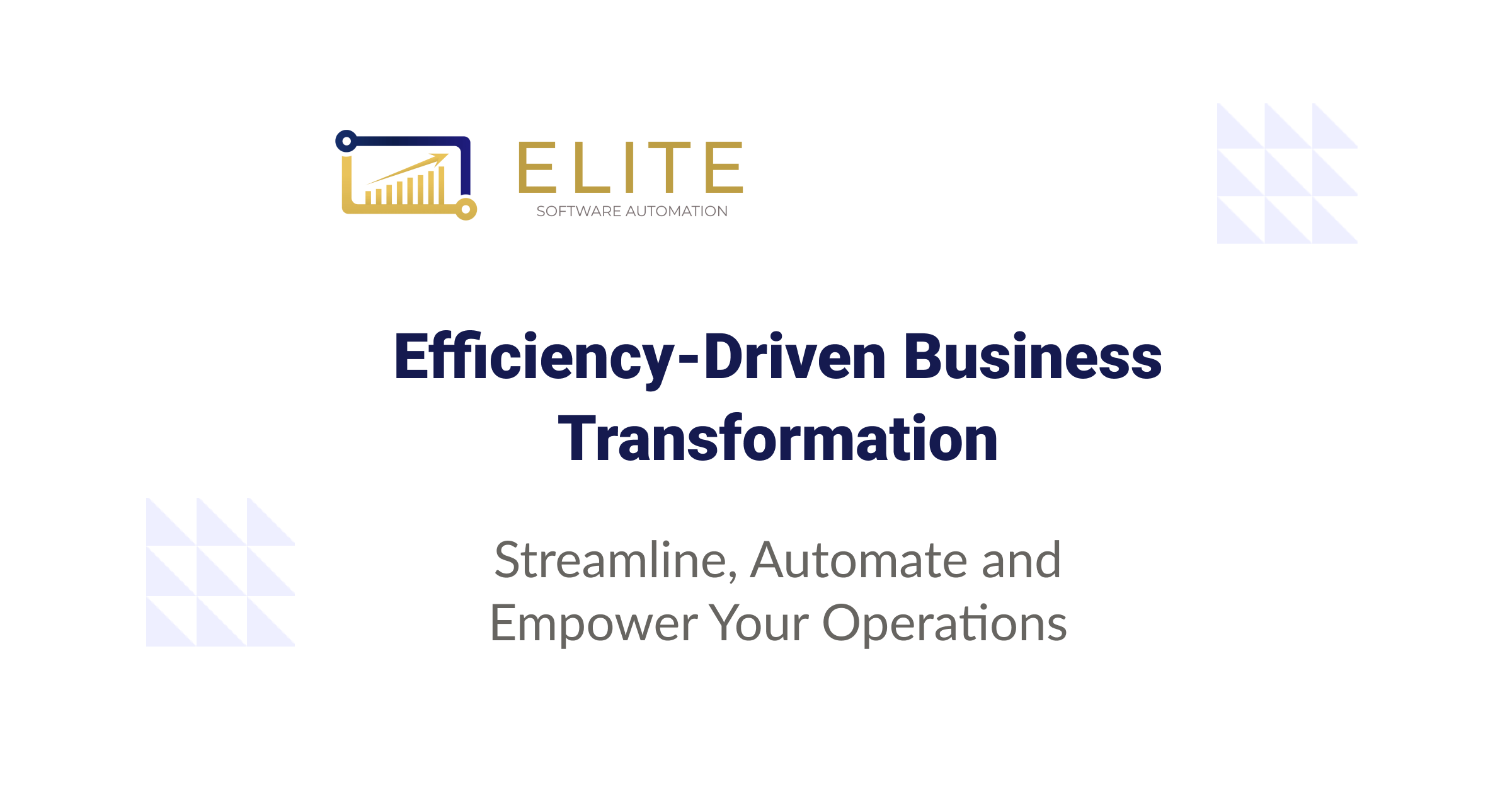 Efficiency-Driven Business Transformation For You | Elite Software ...